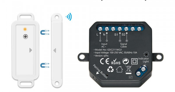 contrôleur de porte de Garage WIFi avec capteur sans fil 2 ème génération contrôleur de porte de Garage WIFi avec capteur sans fil 2 ème génération